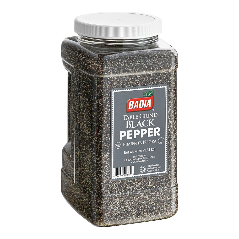 Badia Table Grind Black Pepper 4 lb.