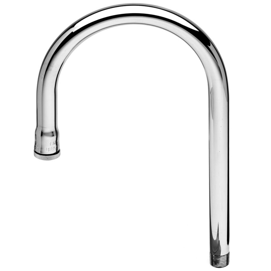 T&S 120X-LAM 5 9/16" Gooseneck Nozzle with B-0199-21 Laminar Outlet