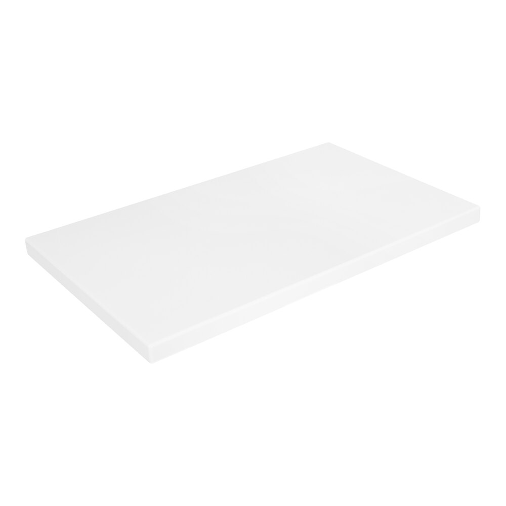 American Tables & Seating 30" x 48" Rectangular Pure White Super Gloss ...