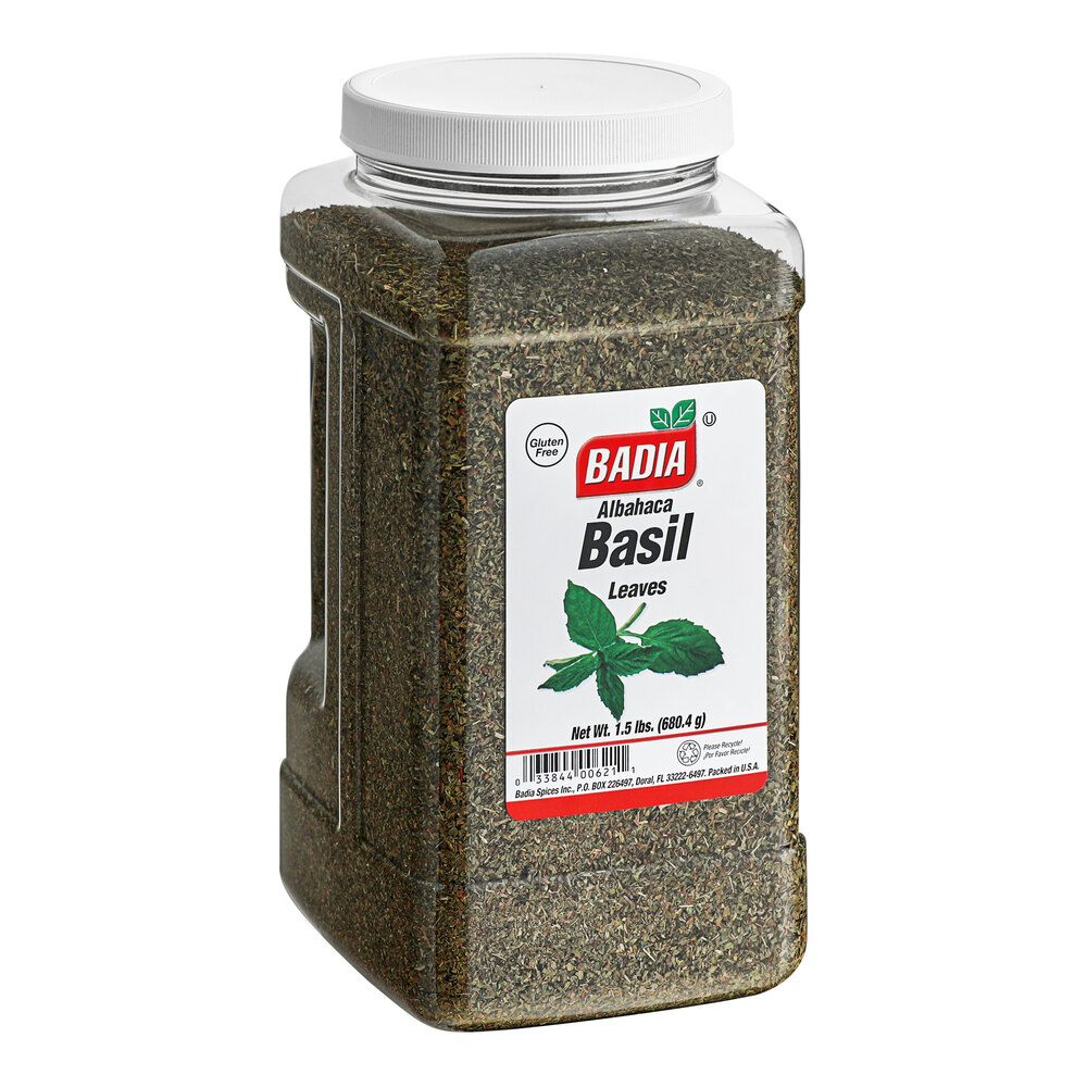 Badia Basil Leaves 1.5 lb.