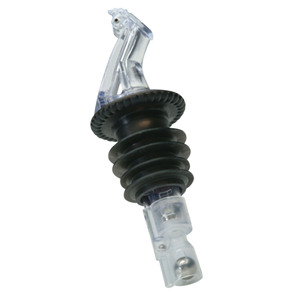 Precision Pours 0.5 oz. Crystal Clear Heavy Cork Measured Liquor Pourer ...