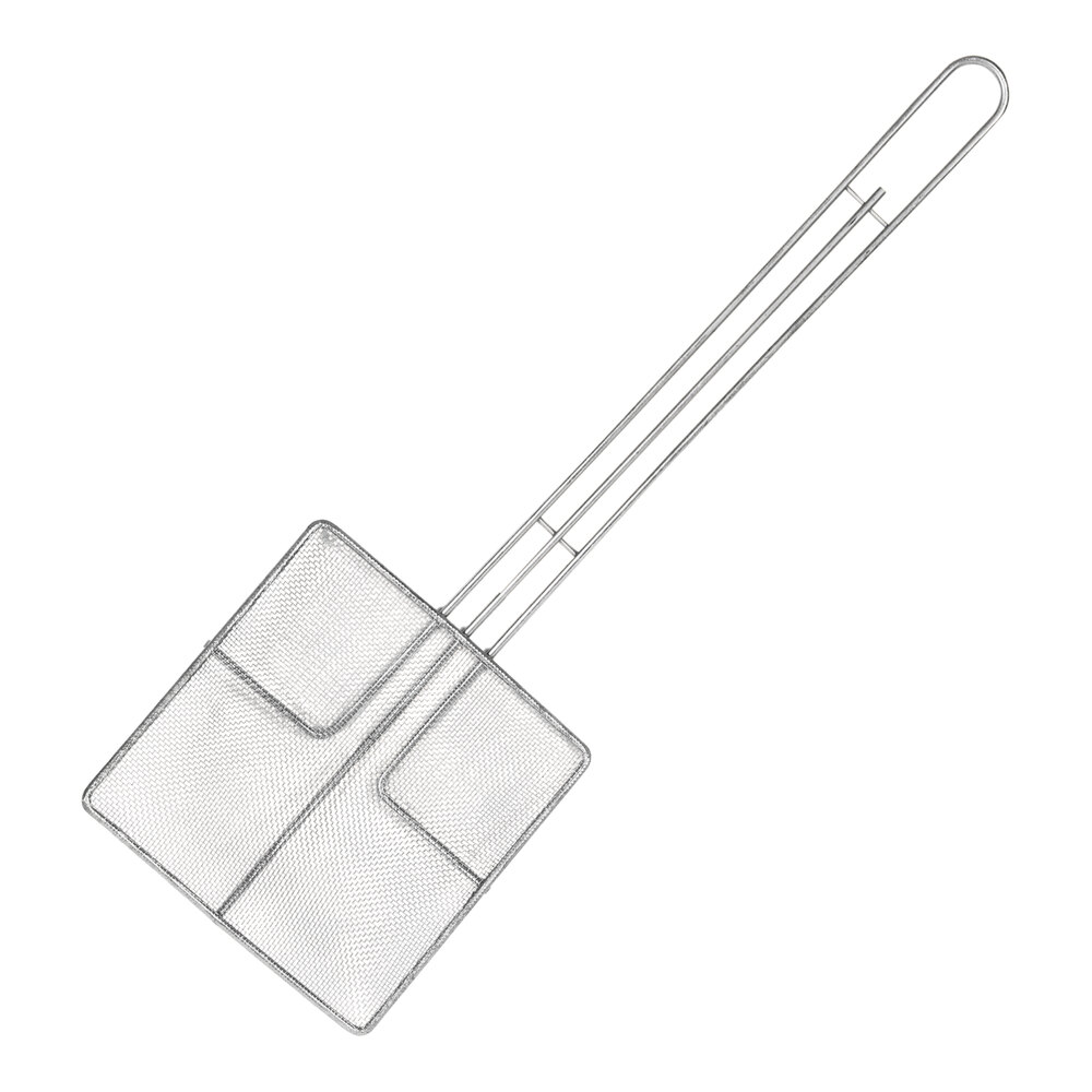 Mack's Fryers 6 3/4" Square Fine Mesh Skimmer FRY-SKM