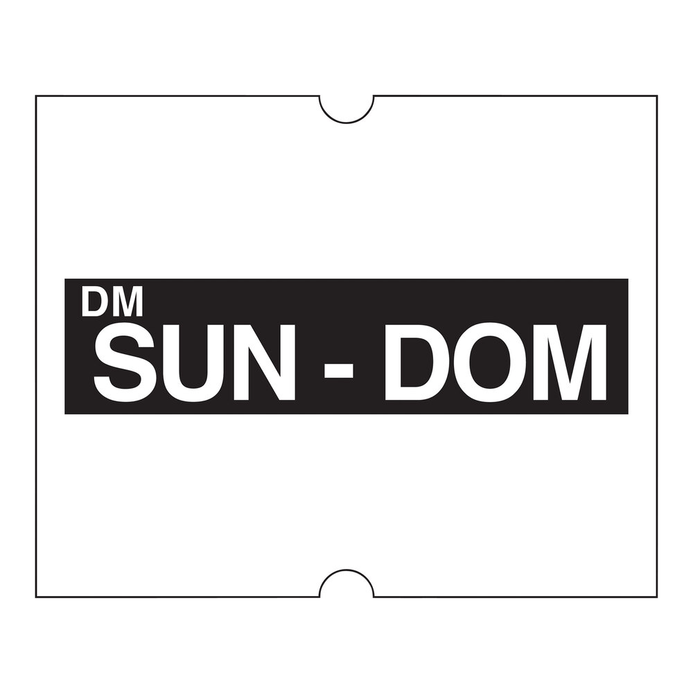 DayMark DissolveMark® 13/16" x 11/16" Dissolvable Sunday Day of the ...