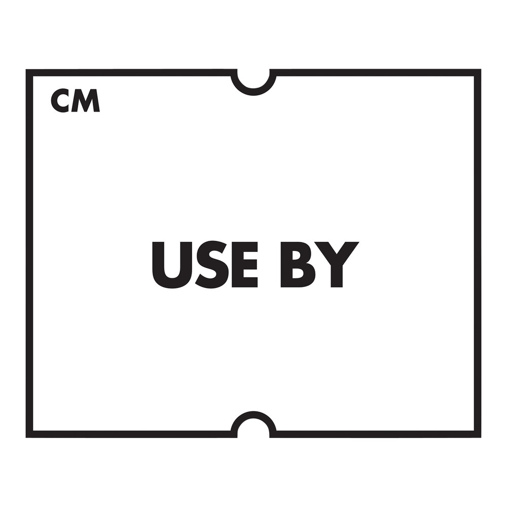 DayMark CoolMark™ 13/16" x 11/16" White "Use By" 1,000-Count Date Coder ...