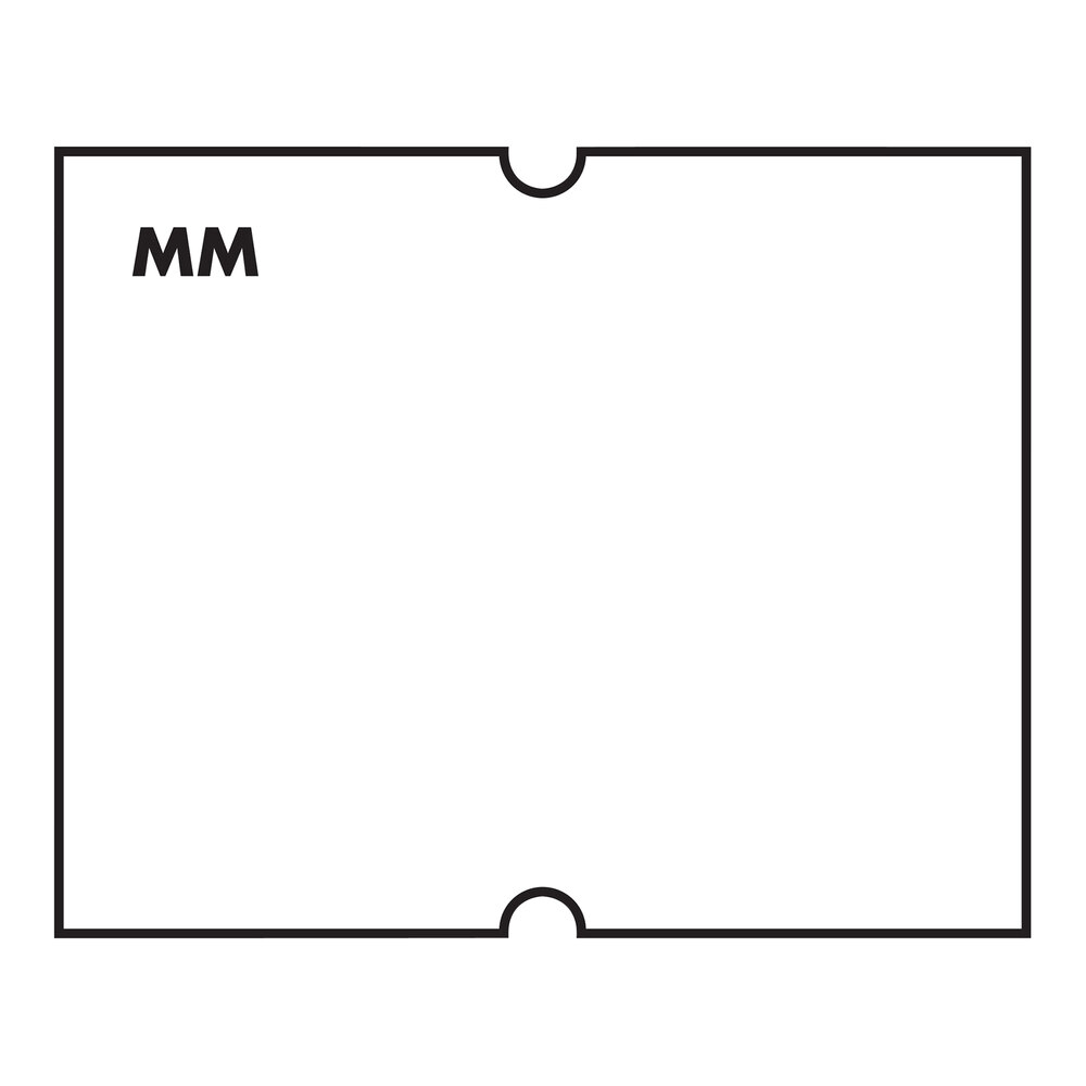 DayMark MoveMark™ 13/16" x 11/16" Removable White 1,000-Count Date Coder Label Roll for Speedy ...