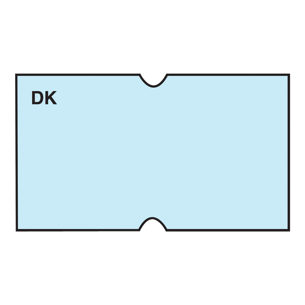 DayMark DuraMark™ 13/16" x 1/2" Permanent Light Blue 1,000-Count Date Coder Label Roll for ...