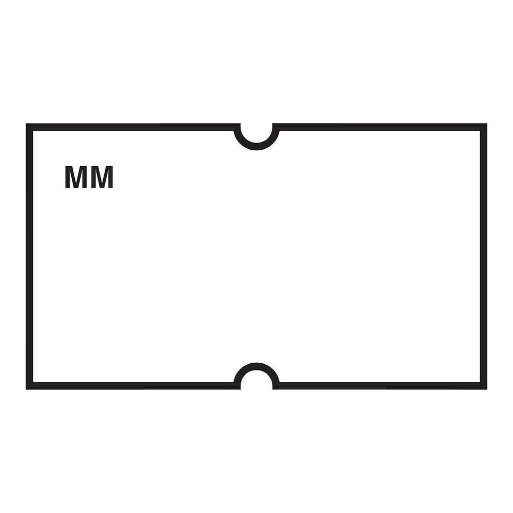 DayMark MoveMark™ 13/16" x 1/2" Removable White 1,000-Count Date Coder Label Roll for Speedy ...