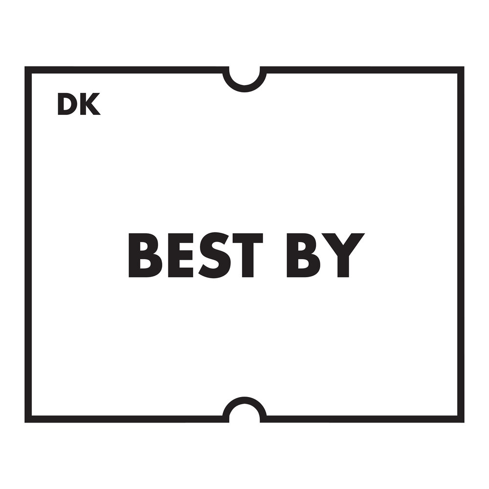 DayMark DuraMark™ 13/16" x 11/16" Permanent White "Best By" 1,000-Count ...