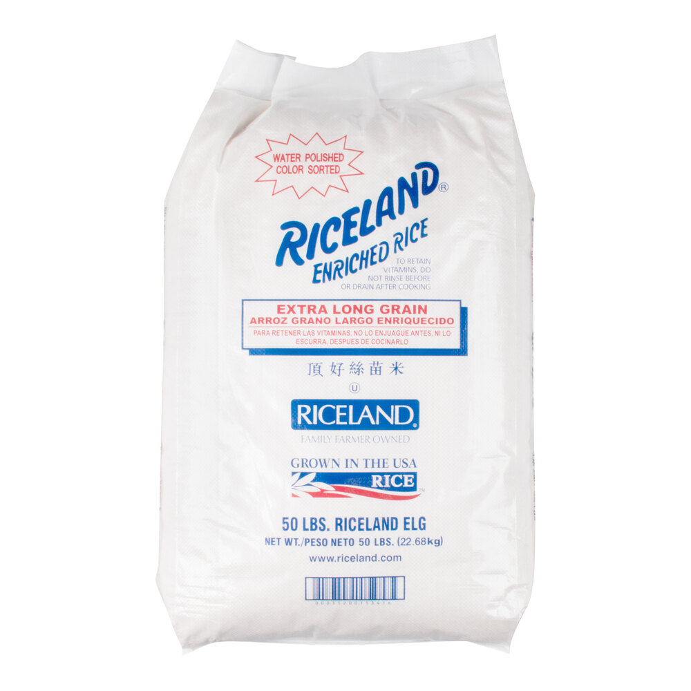 Riceland Extra-Long Grain Enriched White Rice 50 lb.