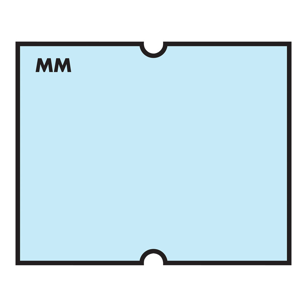 DayMark MoveMark™ 13/16" x 11/16" Removable Light Blue 1,000-Count Date Coder Label Roll for ...