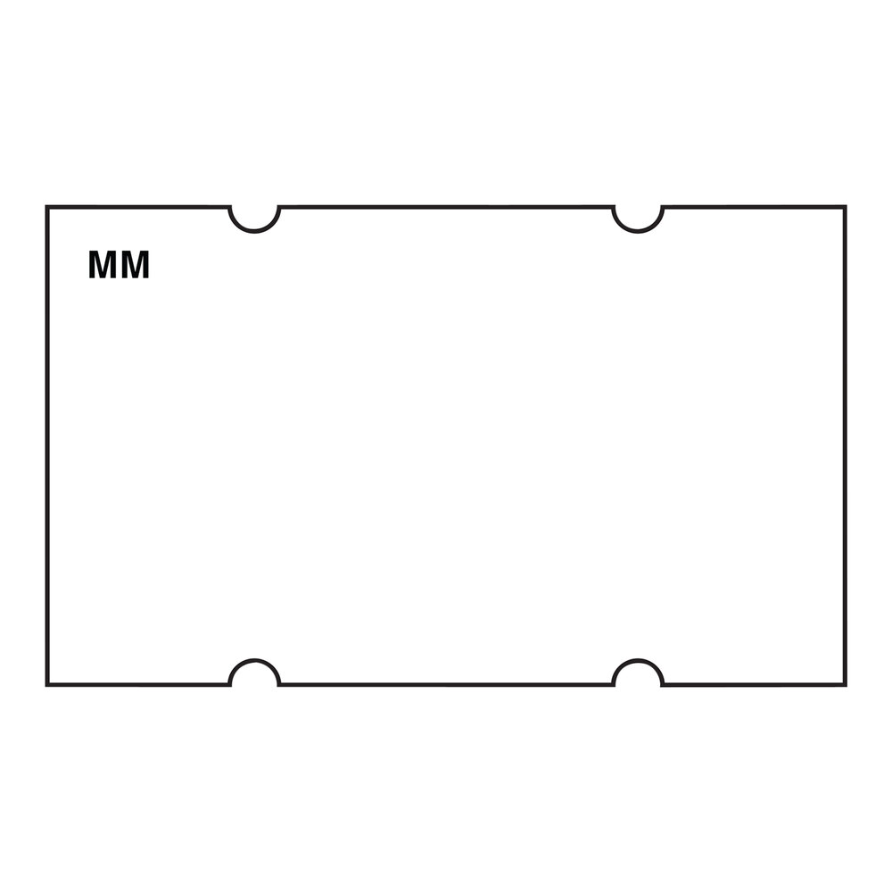DayMark MoveMark™ 1 3/16" x 11/16" Removable White 1,000-Count Date Coder Label Roll for Speedy ...