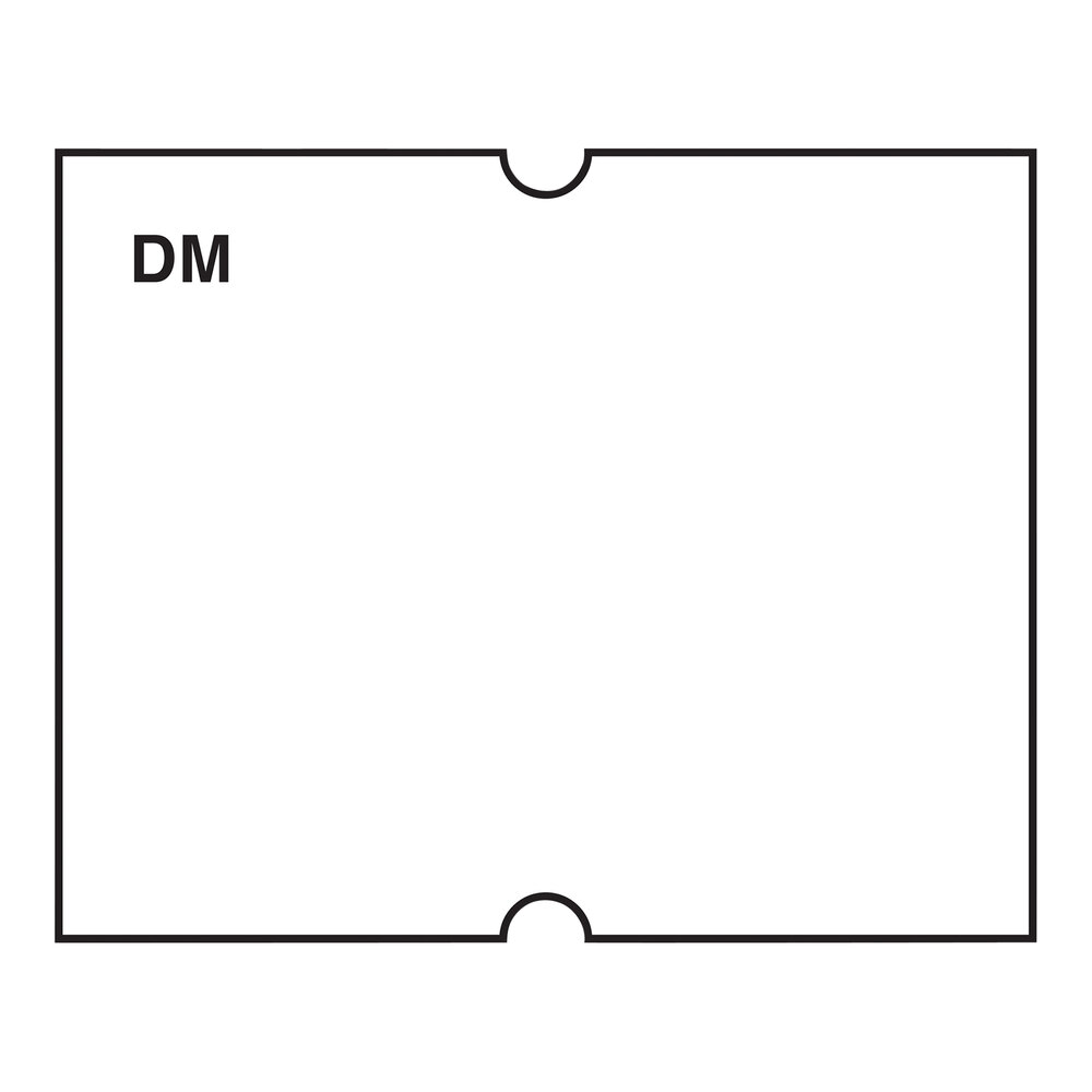 DayMark DissolveMark® 13/16" x 11/16" Dissolvable White 1,000-Count ...