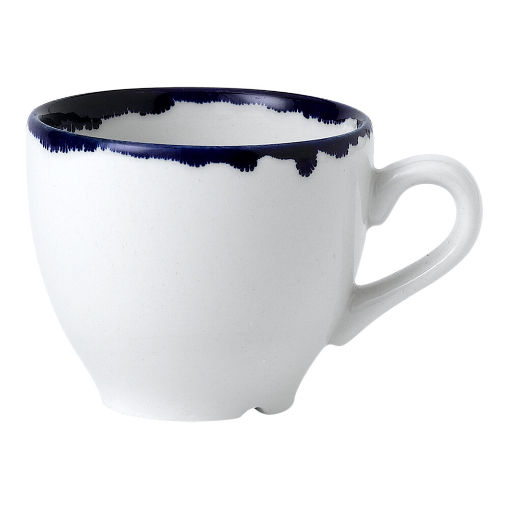 Dudson Harvest 3.5 oz. Ink China Espresso Cup by Arc Cardinal - 12/Case