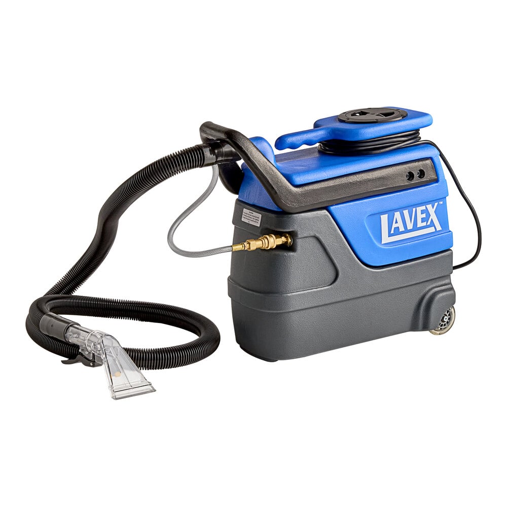 Lavex 2-Stage Cold Water Spot Extractor with 7' Hoses and 4" Clear View ...