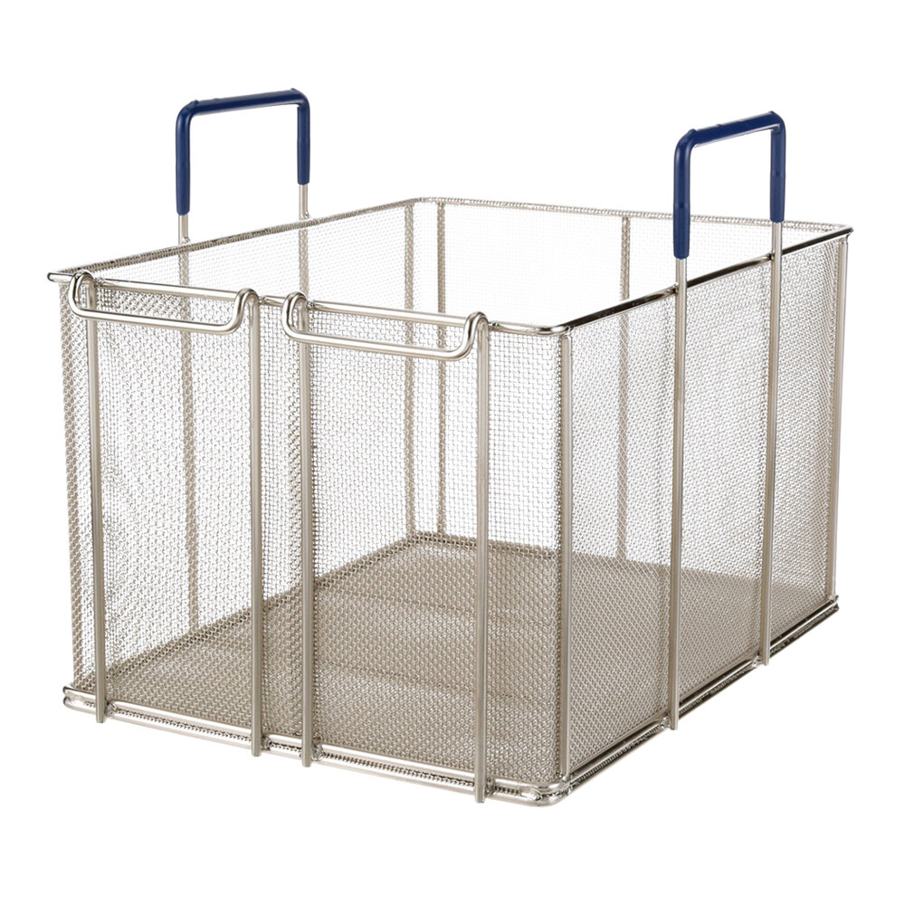 AllPoints 1751084 16" x 12 3/4" x 10" Stainless Steel Pasta Basket