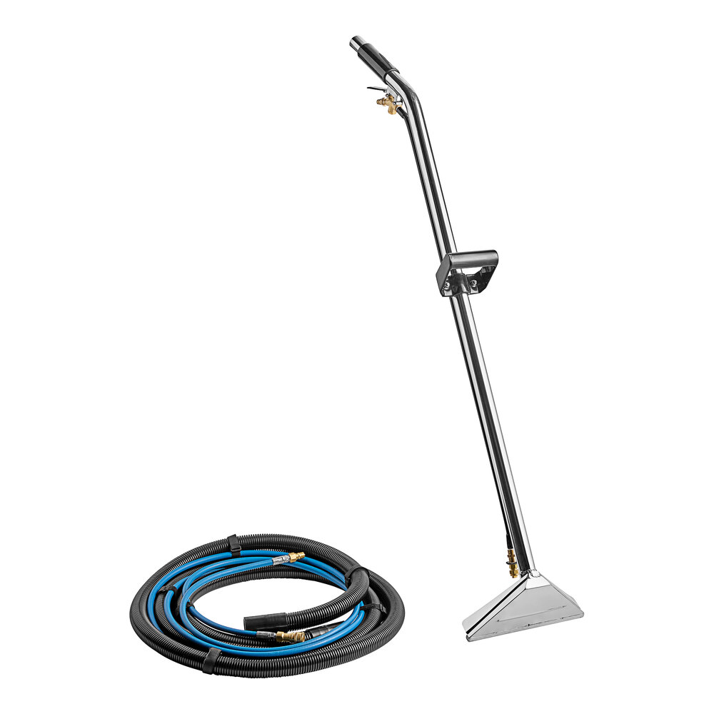 Lavex 15' External Vacuum and Solution Hose Set with 12" Stainless ...