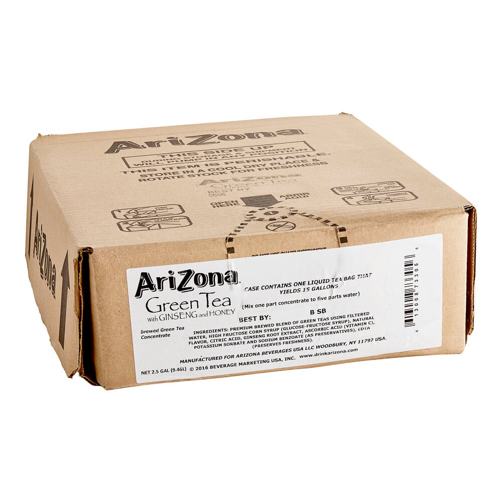 AriZona Green Tea with Ginseng 2.5 Gallon Bag in Box