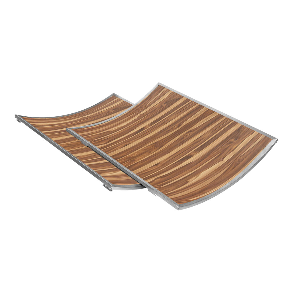 Eastern Tabletop Curved HUB 28" x 21 1/4" Shaded Light Laminate Side ...