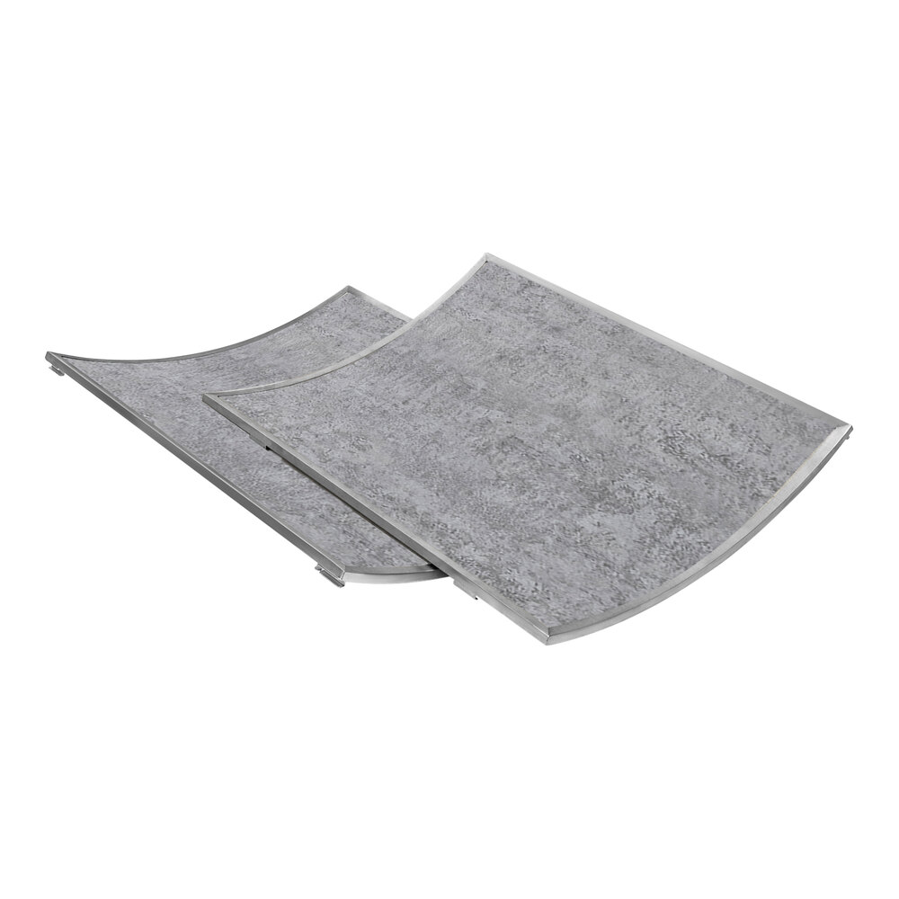 Eastern Tabletop Curved HUB 28" x 21 1/4" Speckled Slate Laminate Side ...