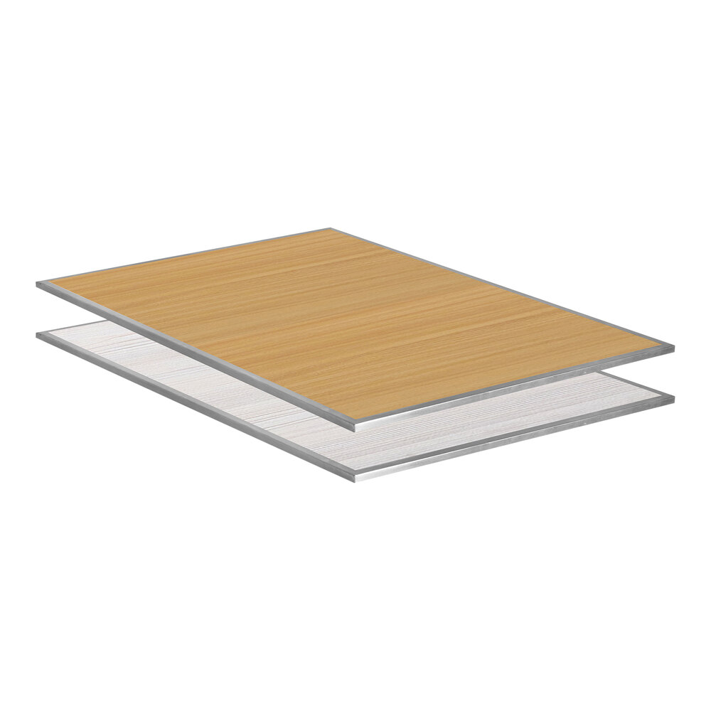 Eastern Tabletop Curved HUB 31 7/16" x 22 1/4" x 3/4" Reversible Bamboo ...