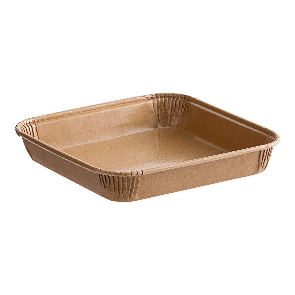 Solut 8" x 8" Take, Bake, and Serve Oven-Safe Kraft PET Laminated ...