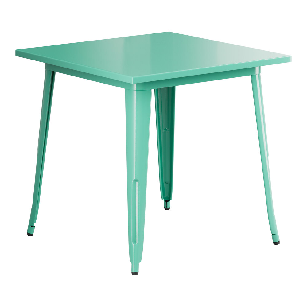 Lancaster Table & Seating Alloy 32" x 32" Aquamarine Standard Height ...