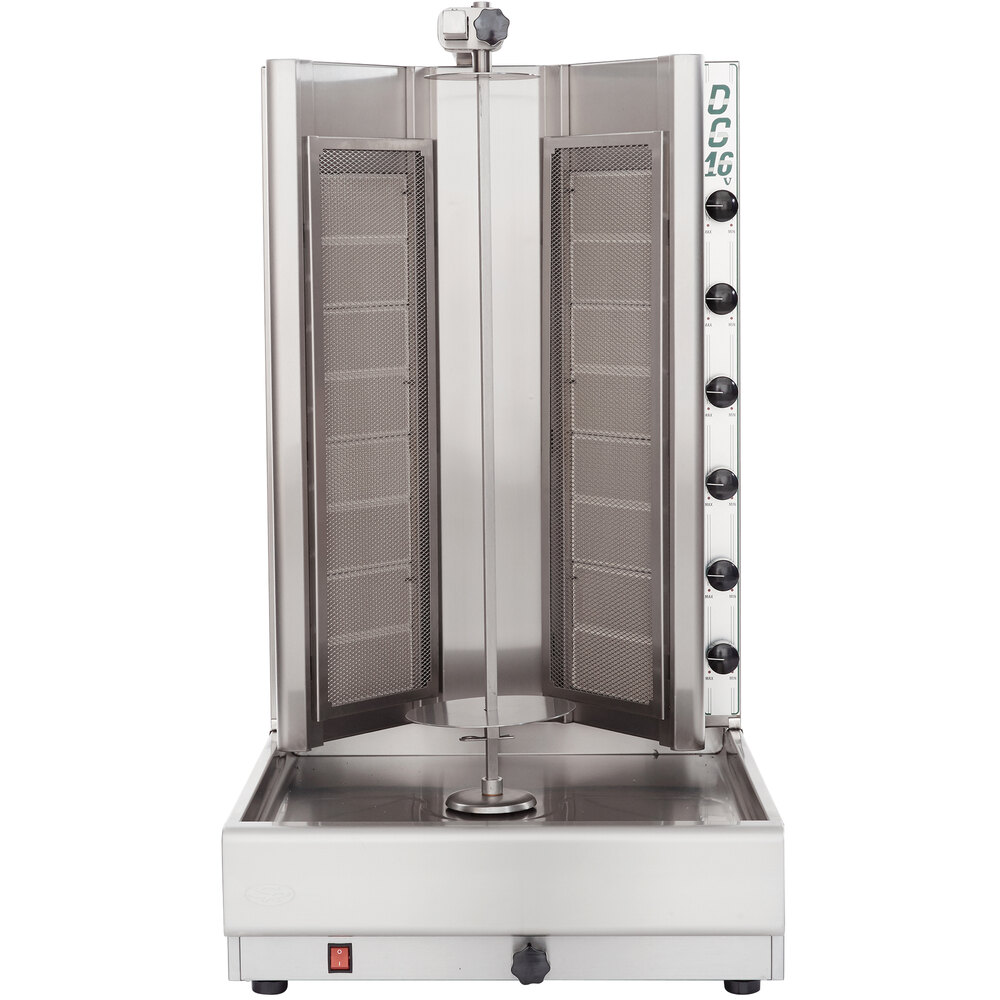 Visvardis DG16V 41" Turbo Gas Gyro Machine - 200 lb. Capacity