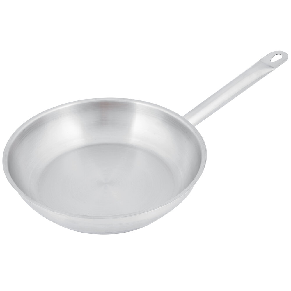 8" Aluminum-Clad Stainless Steel Fry Pan