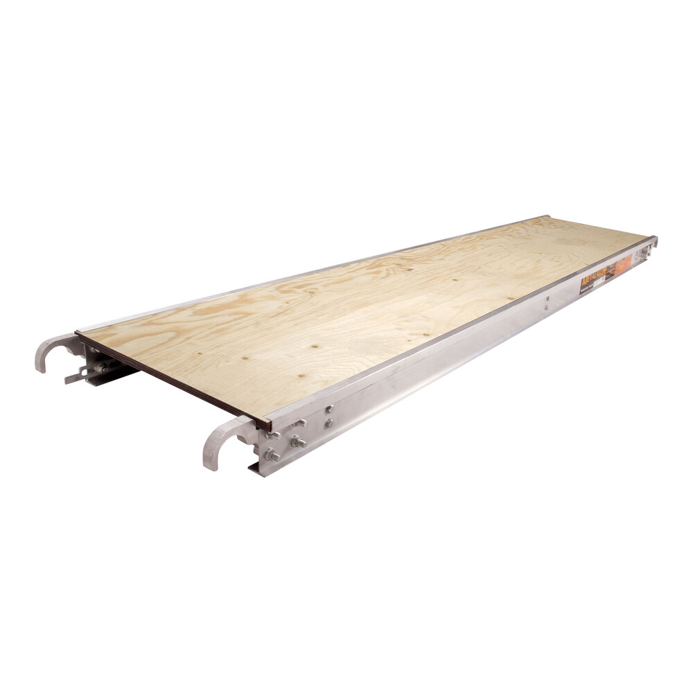 Metaltech SaferStack 84" x 19" Aluminum Scaffolding Platform with ...