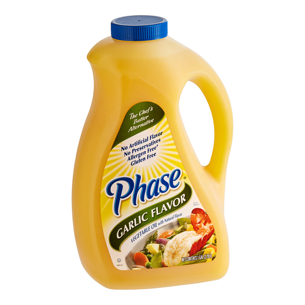 Phase Garlic Butter-Flavored Vegetable Oil 1 Gallon