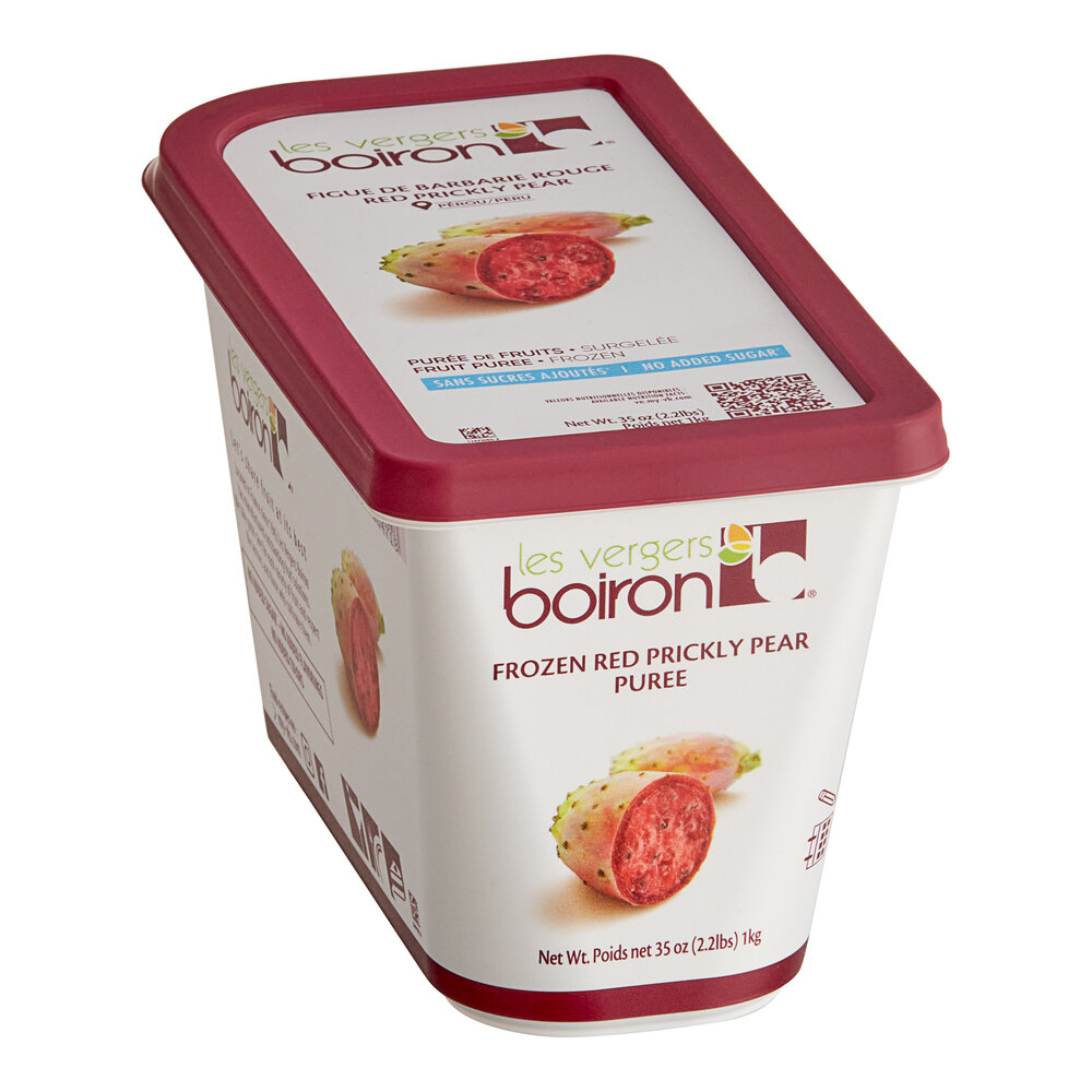 Les Vergers Boiron Prickly Pear 100% Fruit Puree 2.2 lb.