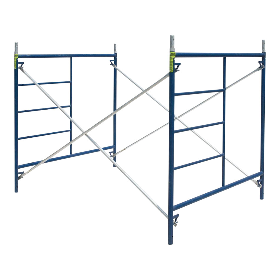 Metaltech SaferStack Powder Coated Steel Scaffolding Frame Set with ...