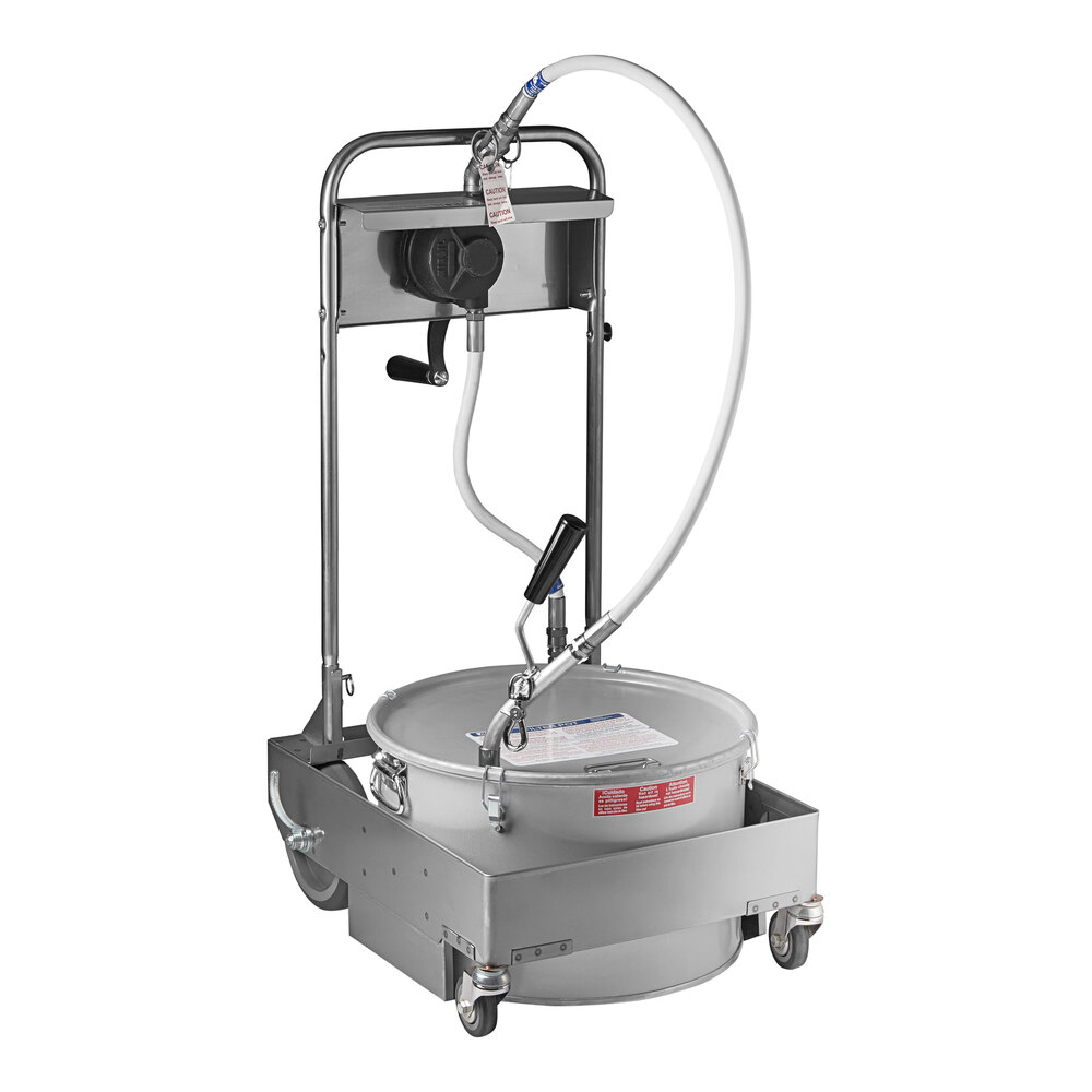 MirOil 75HD 75 lb. Hand-Operated Portable Fryer Oil Filter Machine with ...