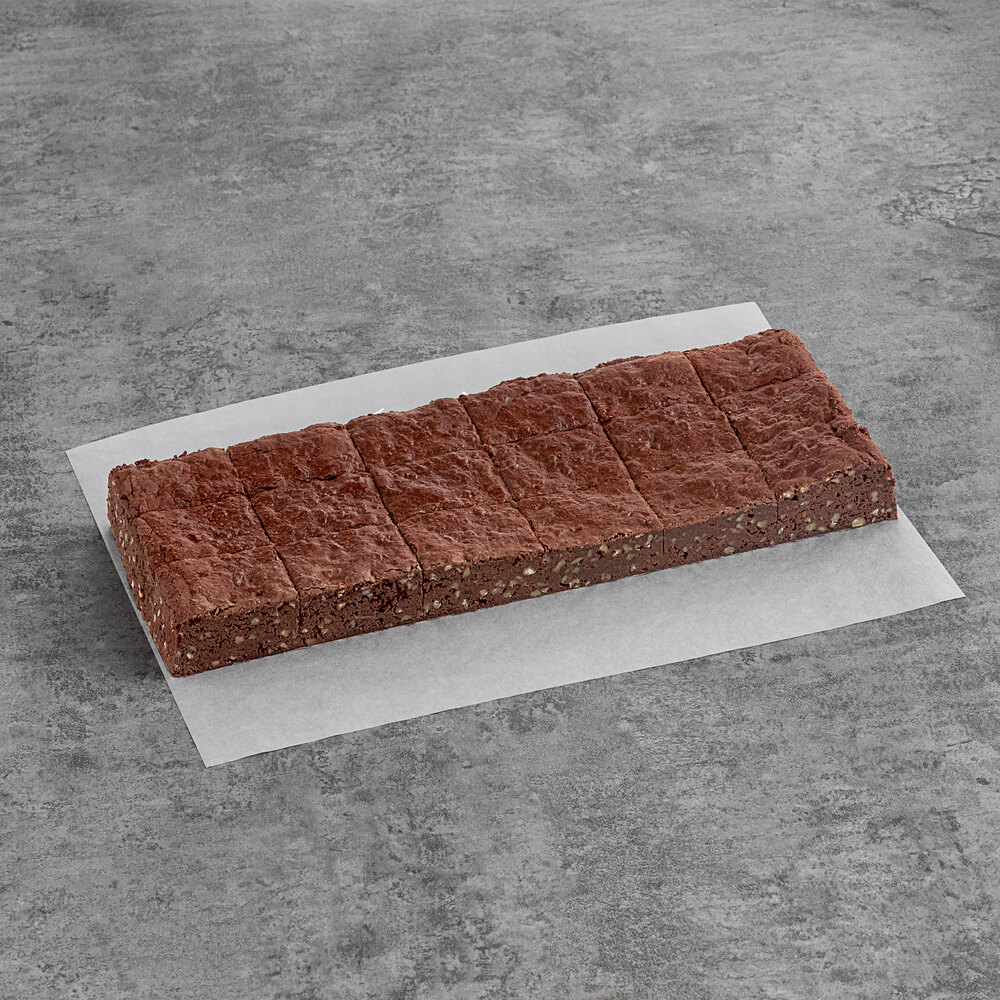 White Toque Gluten-Free Vegan Brownie 2.65 oz. - 36/Case