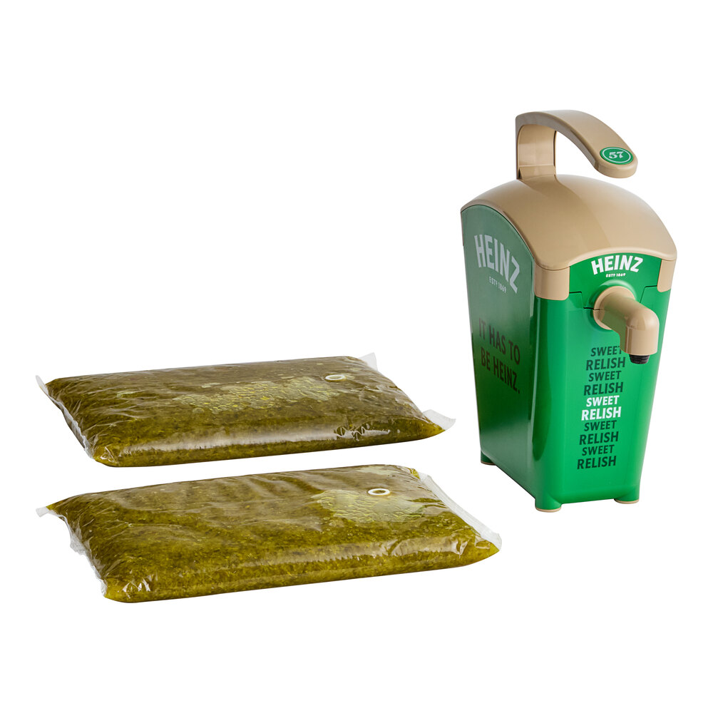 Heinz Keystone 1.5 Gallon Green Plastic Countertop Pump Dispenser with ...