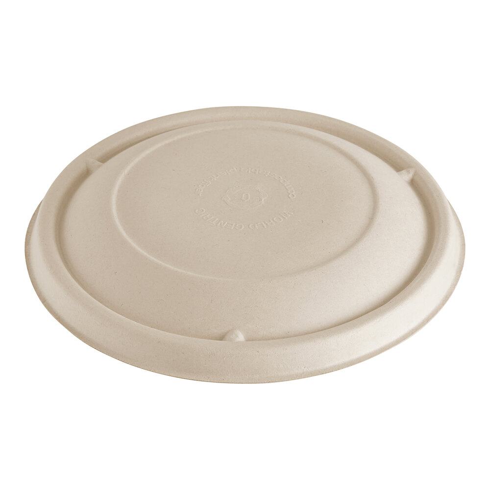 World Centric Compostable Fiber Lid for 16-32 oz. Fiber Take-Out Bowls ...