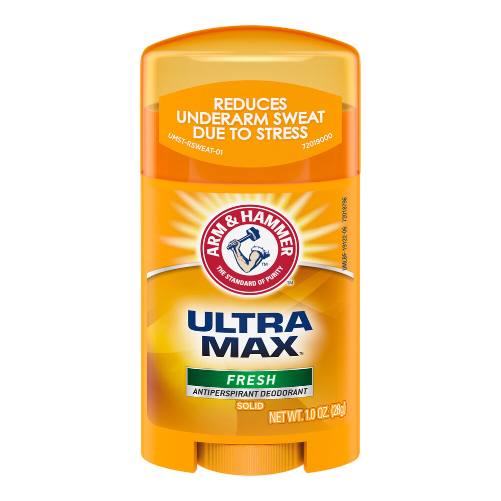 Arm & Hammer® Ultra Max 1 oz. Fresh Antiperspirant Deodorant - 12/Case