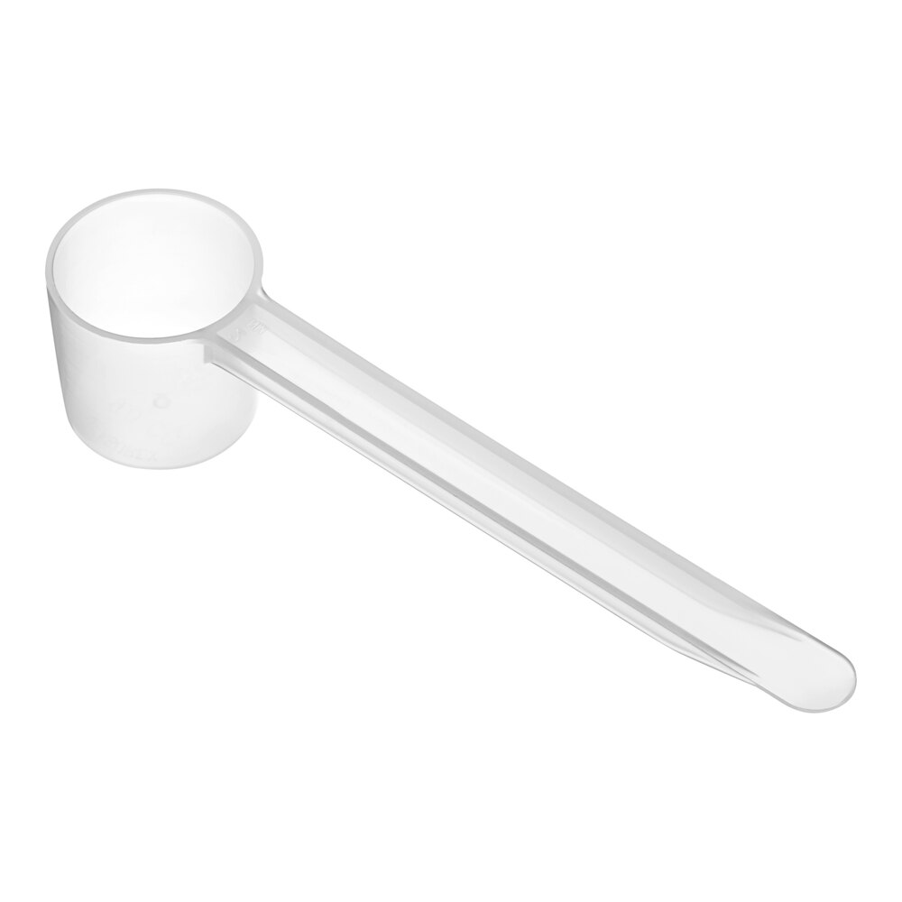 9 cc Polypropylene Scoop with Medium Handle - 50/Pack