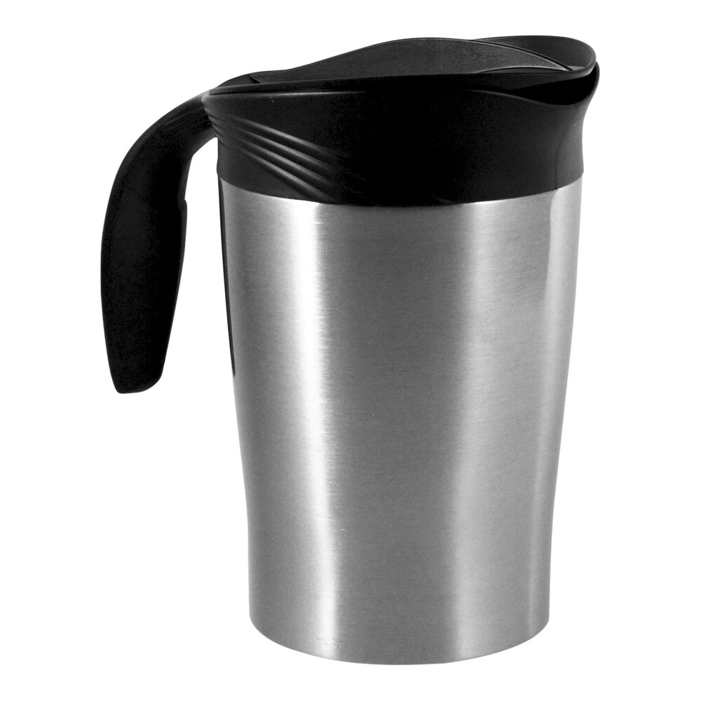 Service Ideas ErgoServ® 64.2 oz. Brushed Stainless Steel Cold Beverage ...