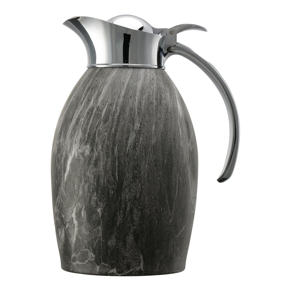 Service Ideas Nicollet 33.8 oz. Gray Marble Stainless Steel Insulated ...