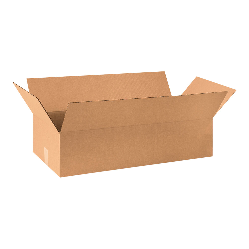 Lavex 36" x 20" x 9" Kraft Corrugated RSC Shipping Box - 15/Case