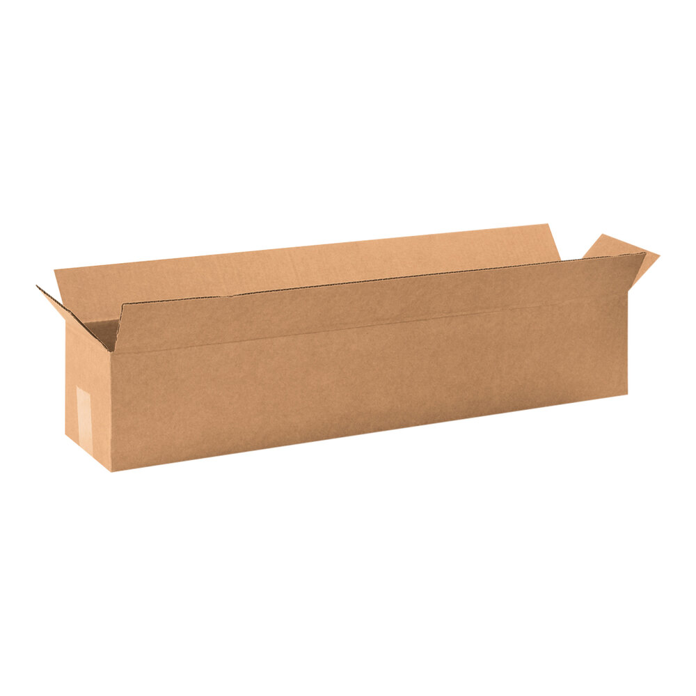 Lavex 32" x 6" x 6" Kraft Corrugated RSC Shipping Box - 25/Case