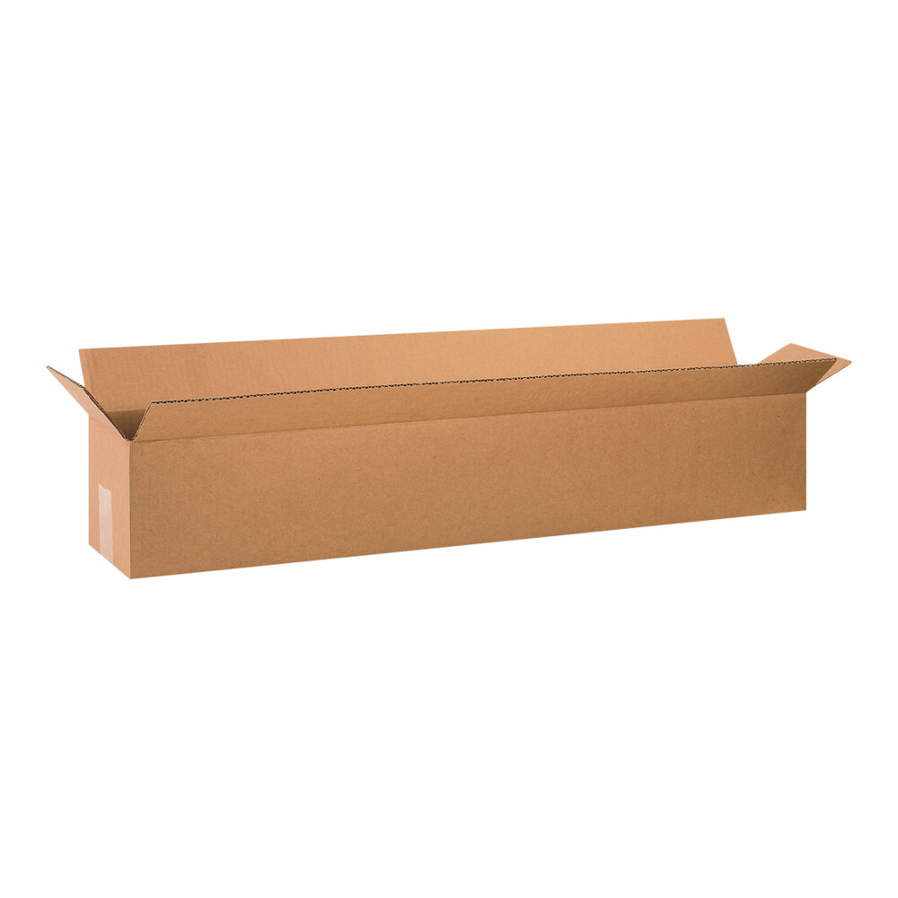 Lavex 36" x 6" x 6" Kraft Corrugated RSC Shipping Box - 25/Case