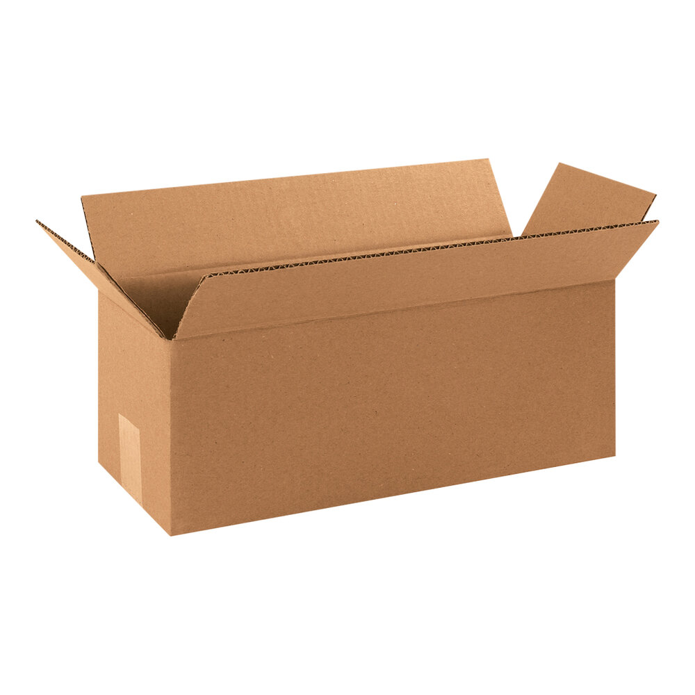 Lavex 16" x 5" x 5" Kraft Corrugated RSC Shipping Box - 25/Case