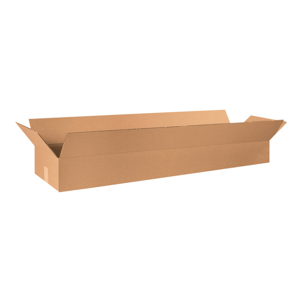 Lavex 48" x 12" x 6" Kraft Corrugated RSC Shipping Box - 20/Case