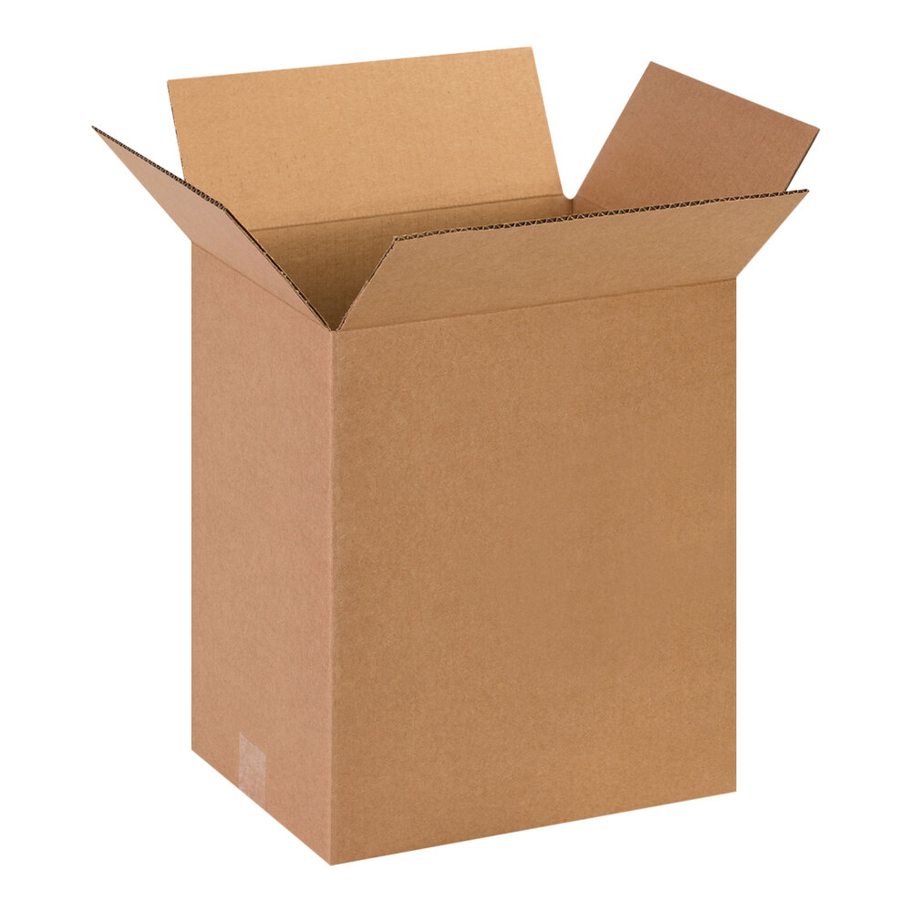 Lavex 13" x 10" x 15" Kraft Corrugated RSC Shipping Box - 25/Case