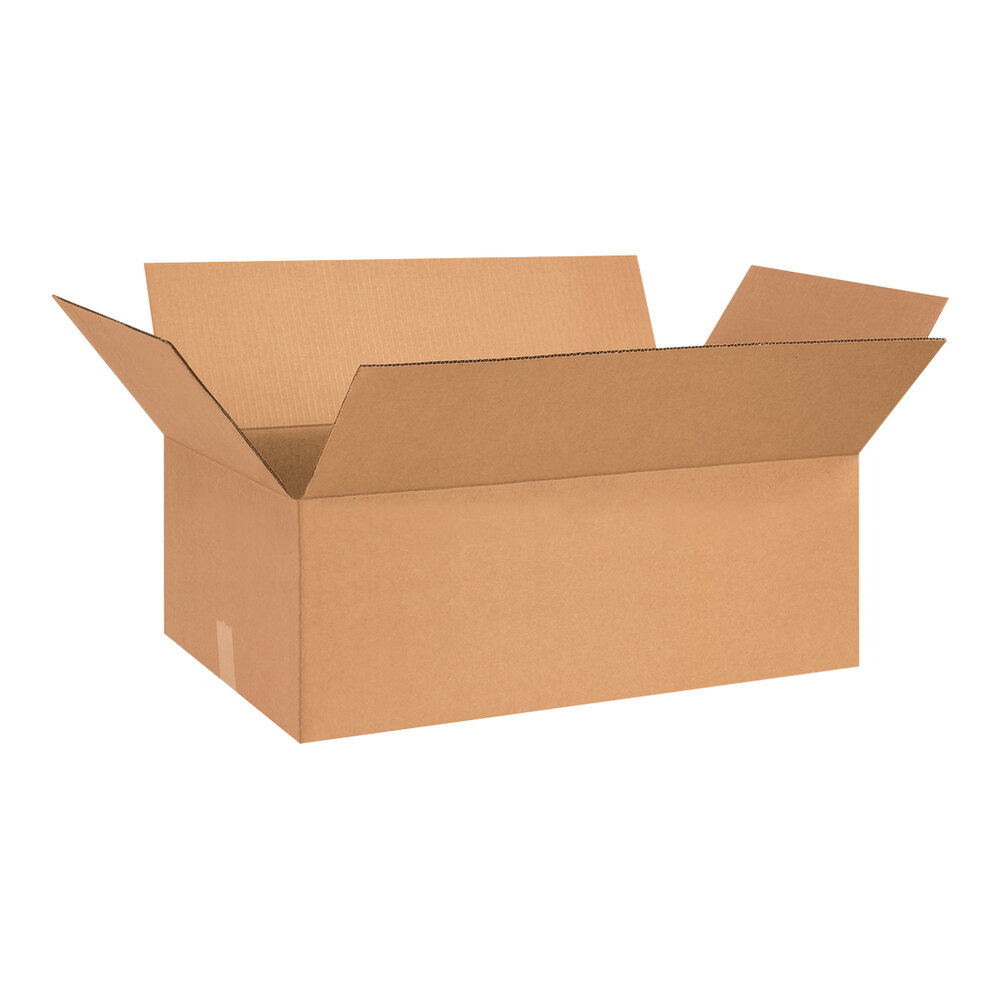 Lavex 27" x 14" x 9" Kraft Corrugated RSC Shipping Box - 20/Case