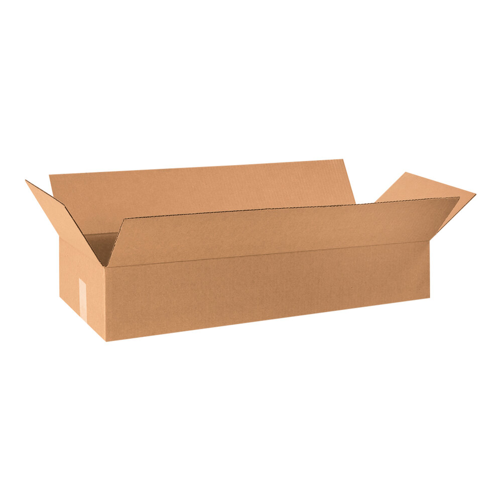 Lavex 30" x 12" x 6" Kraft Corrugated RSC Shipping Box - 25/Case