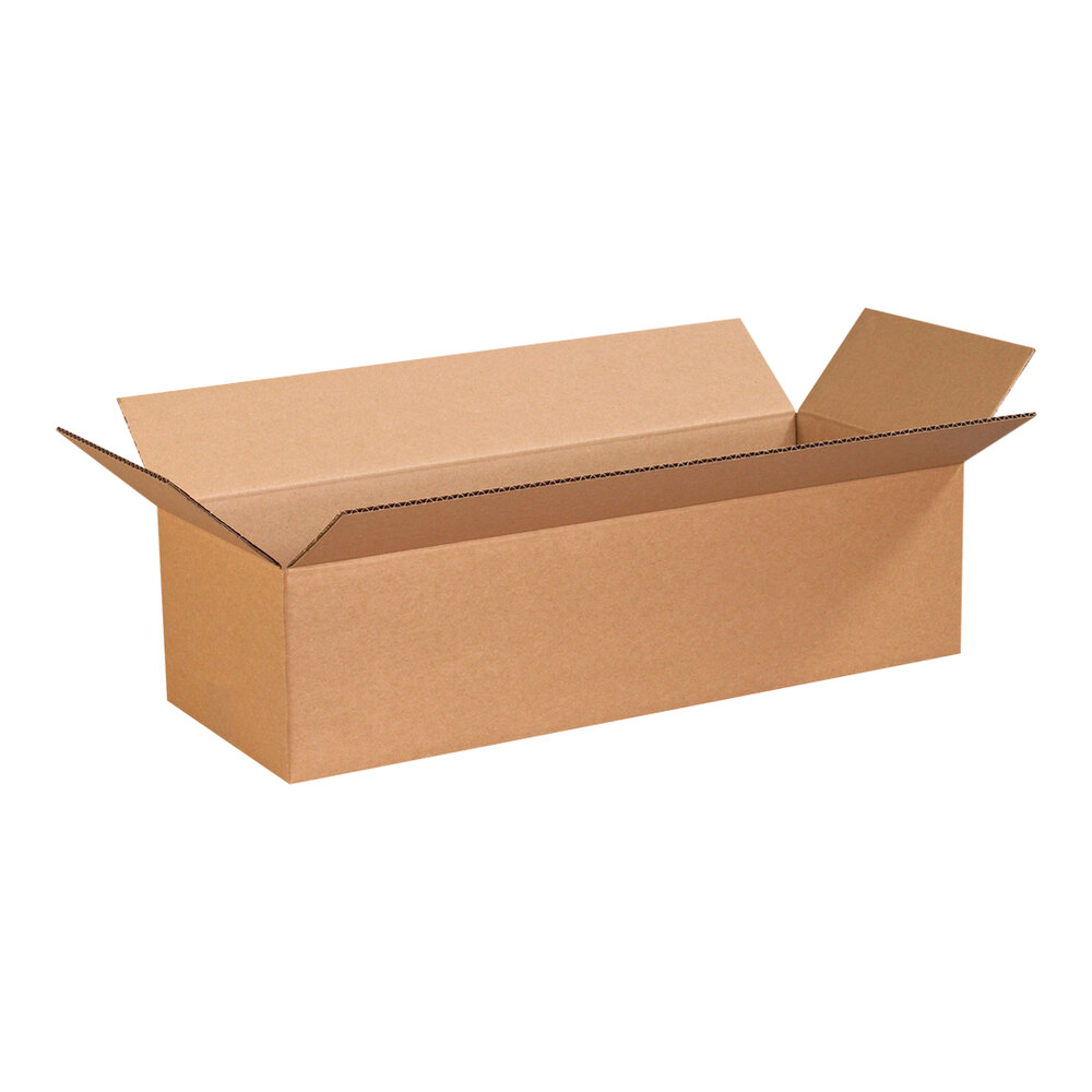 Lavex 24" x 9" x 6" Kraft Corrugated RSC Shipping Box - 25/Case