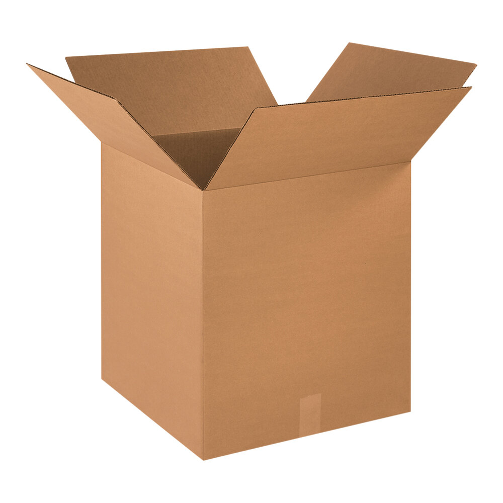 Lavex 20" x 18" x 20" Kraft Corrugated RSC Shipping Box - 10/Case